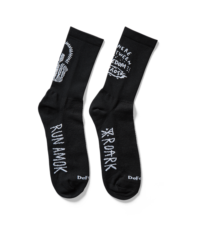 Run | Active Hi Sock Socks - Black – Roark Brand