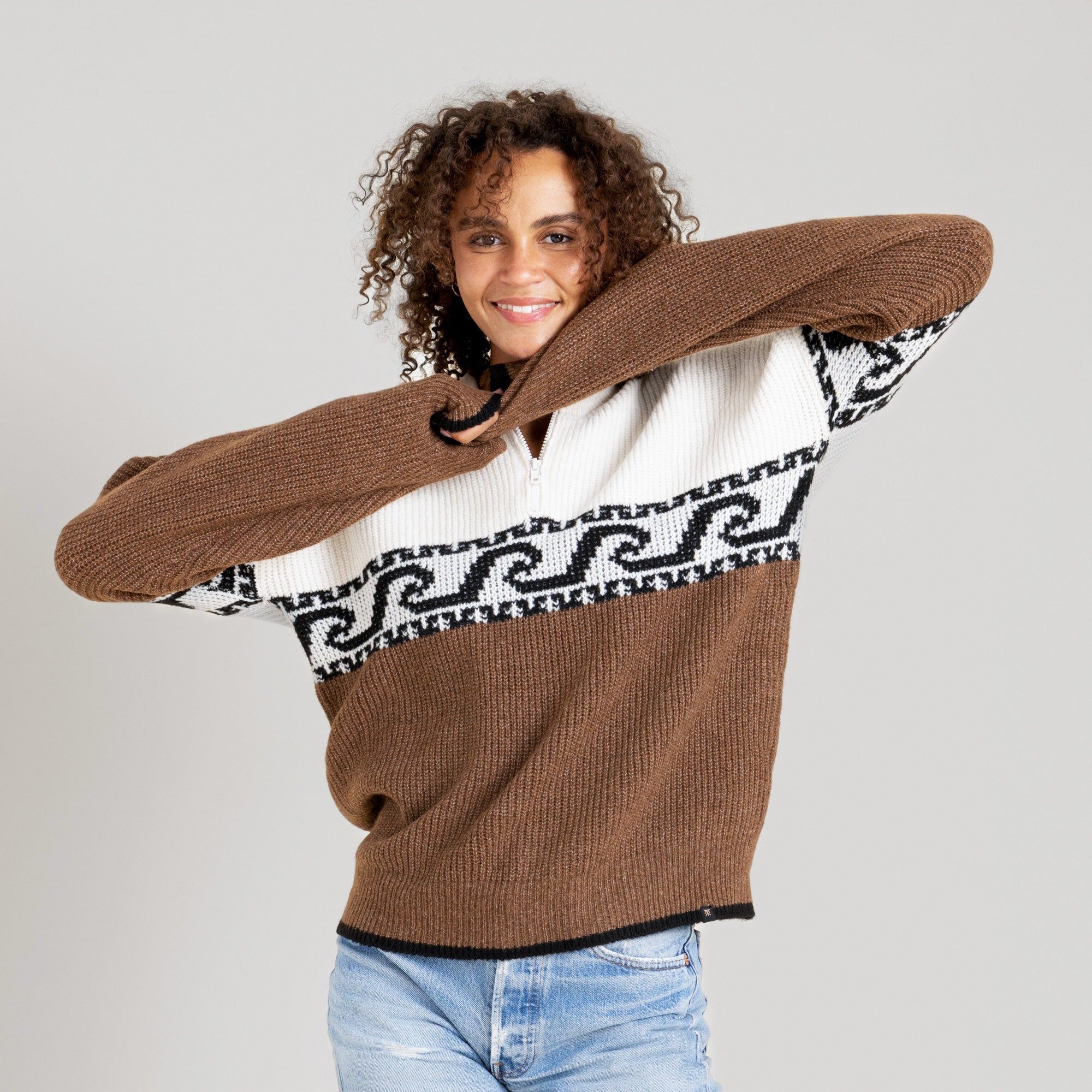 Fjord Sweater - Saddle | Roark – Roark Brand